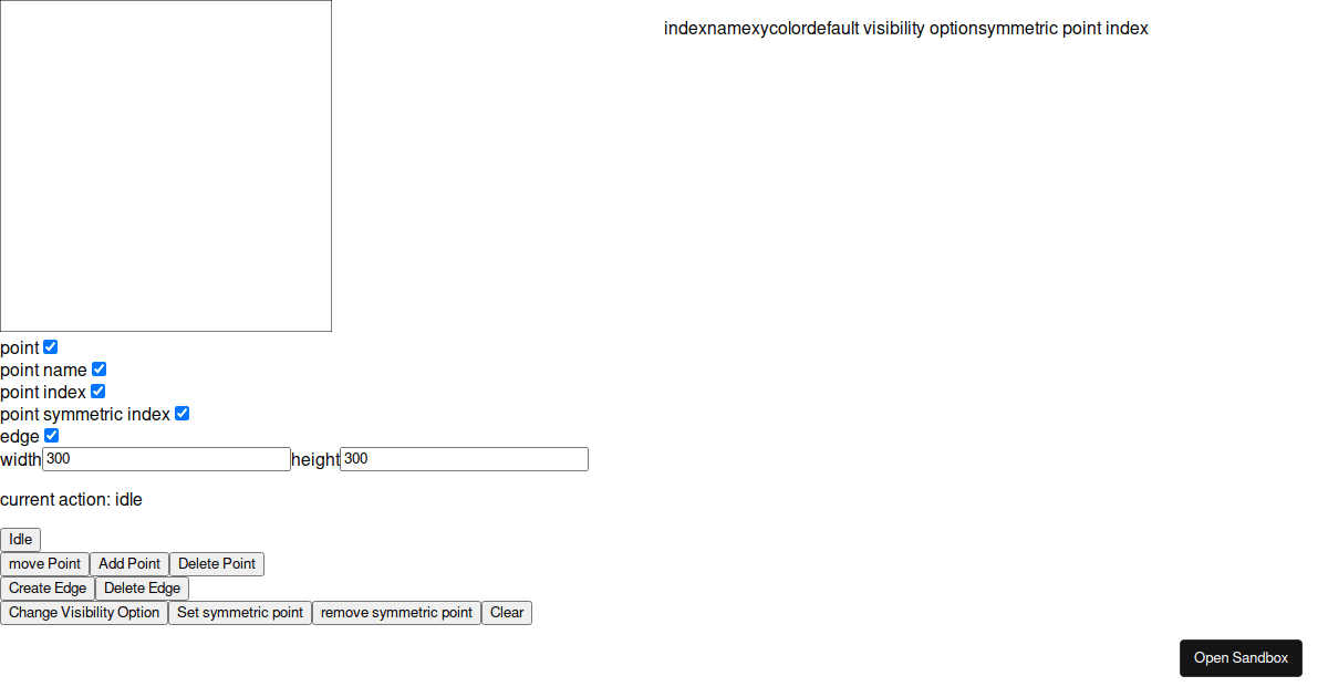 Keypoint Editor - Codesandbox