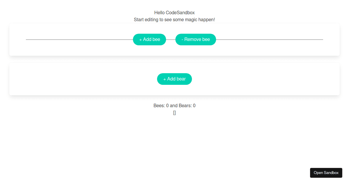 zustand+immer (forked) - Codesandbox