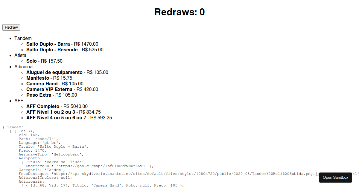 React Memo Vs Effect E Lodash Codesandbox