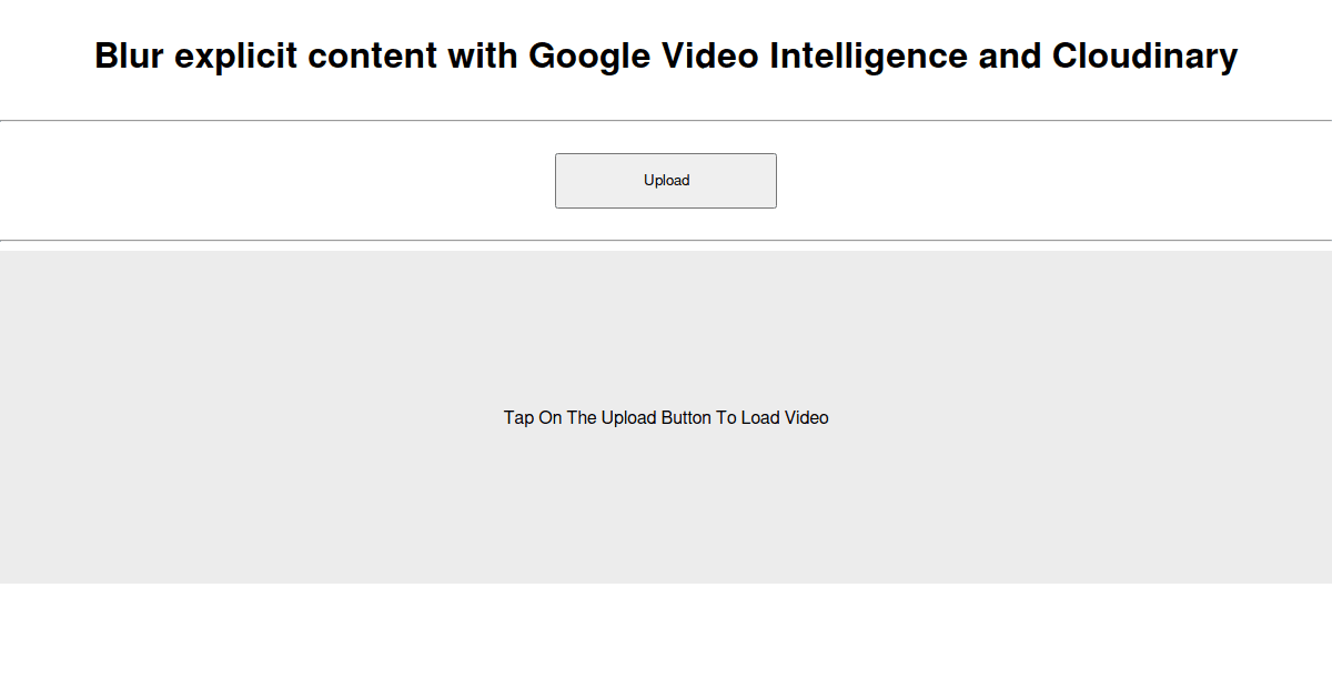 video-blurring - Codesandbox