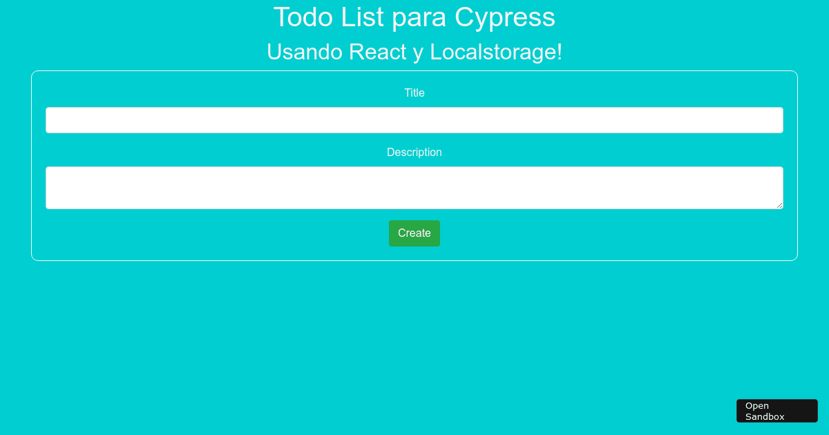 react-todo-list-local-storage - Codesandbox