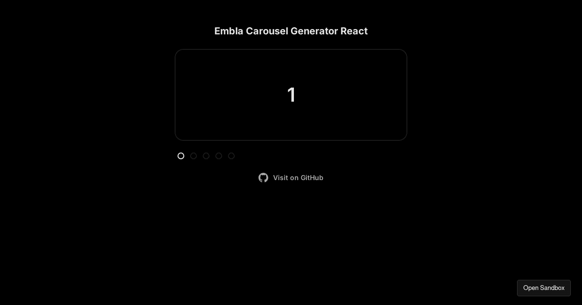 embla-carousel-generator-react (forked) - Codesandbox