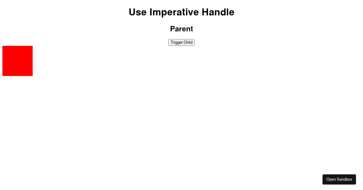use-imperative-handle - Codesandbox