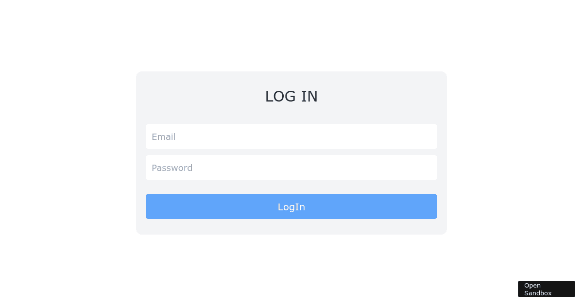 0126-login-form - Codesandbox