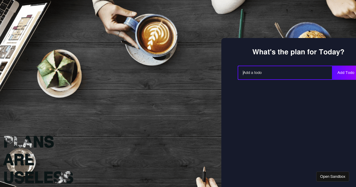 To-Do List - Codesandbox