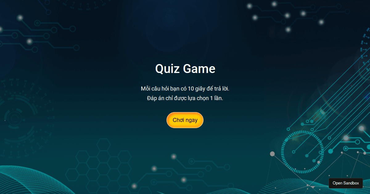 Quiz-Game_React_Countdown - Codesandbox