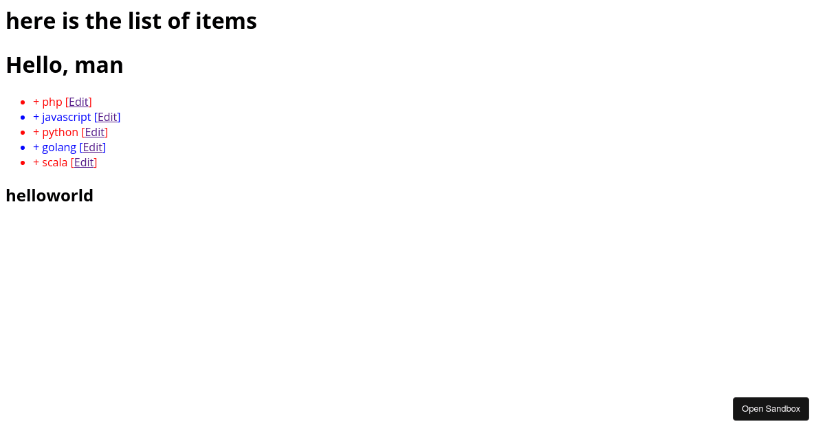 learning-jsx - Codesandbox