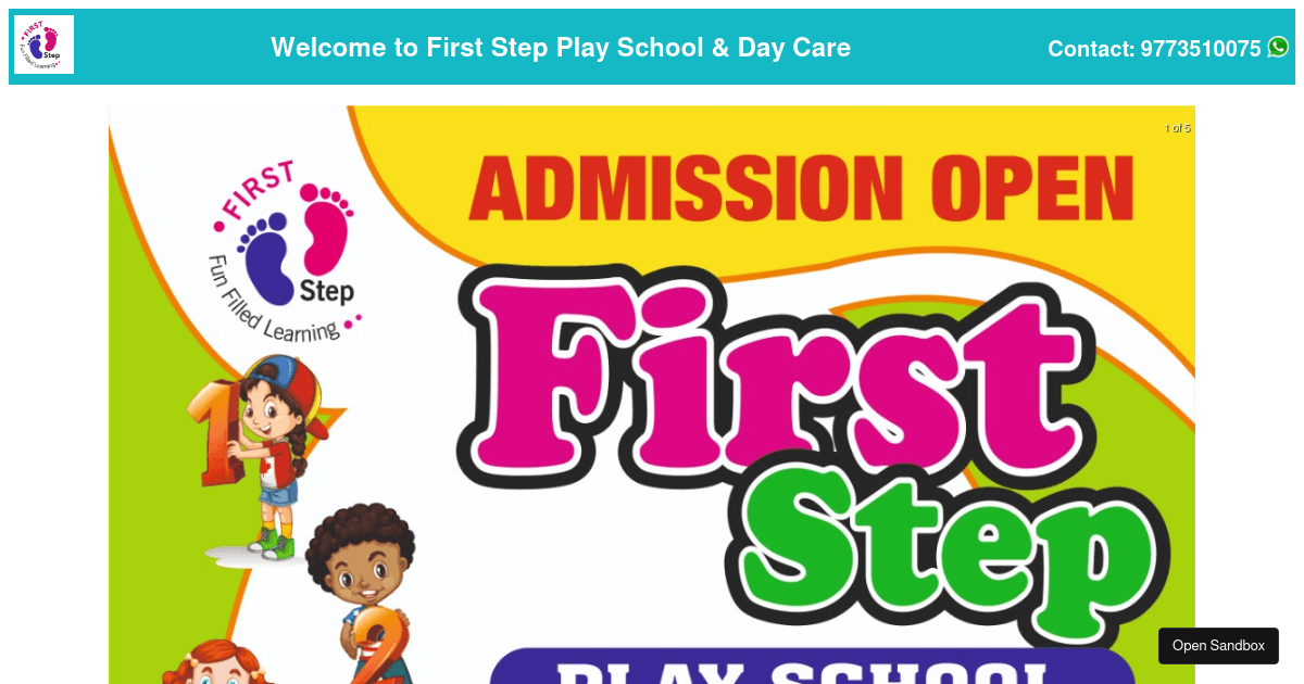 first-step-play-school-reactjs - Codesandbox