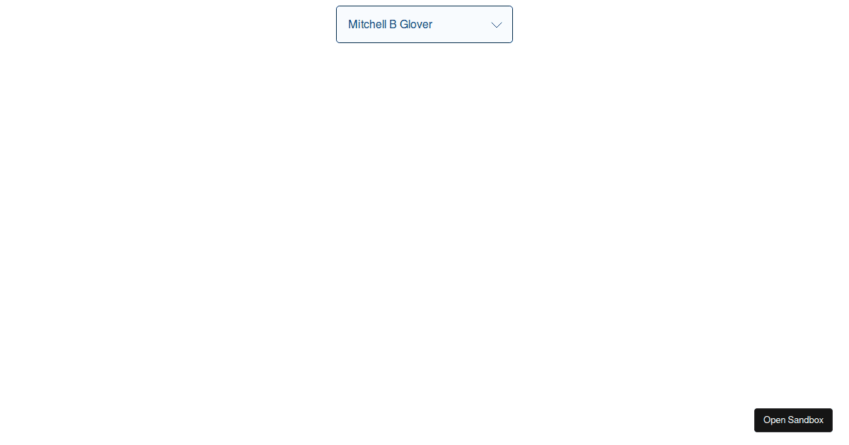 React-Selectish Dropdown - Codesandbox