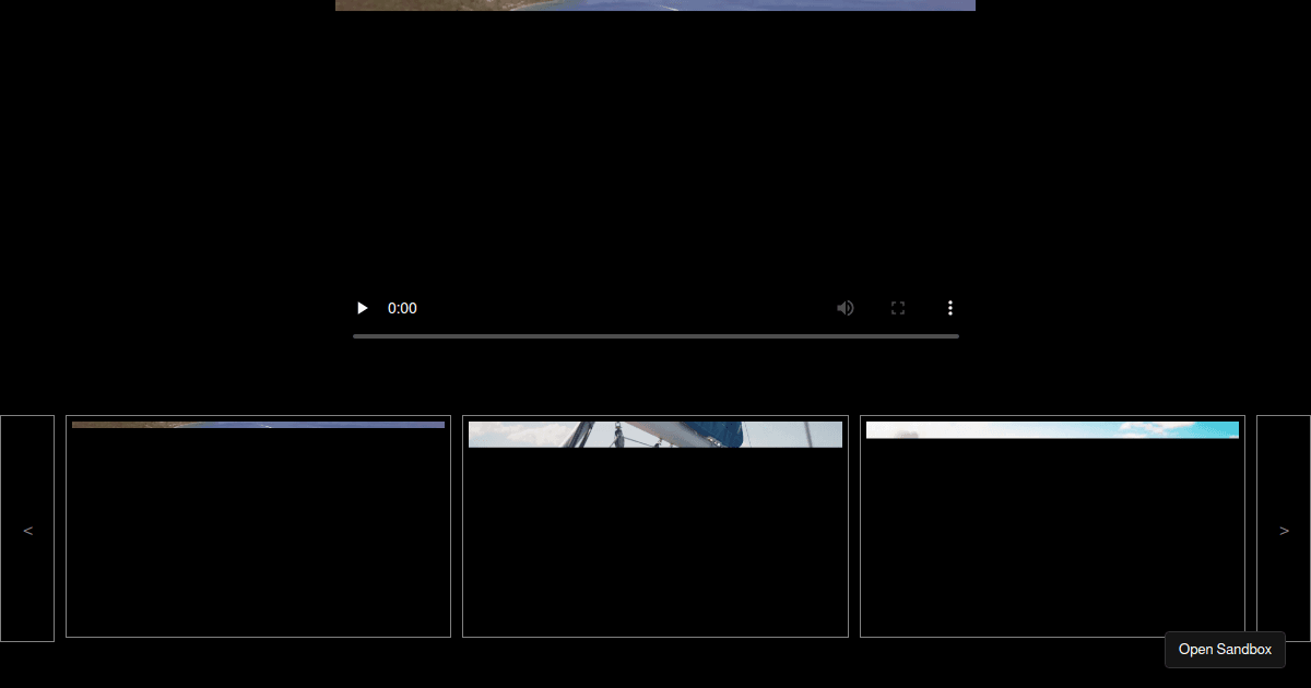 videoPlayer - Codesandbox