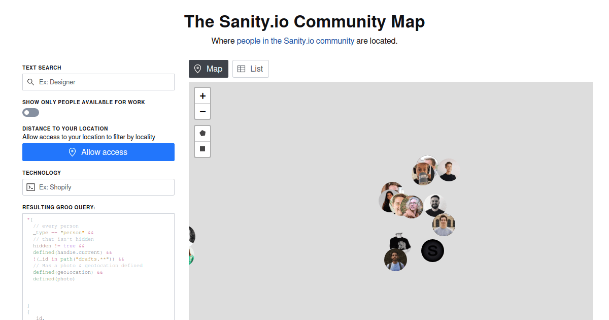 sanityio-geopoint-demo - Codesandbox