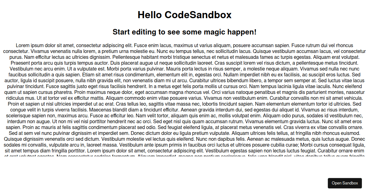 react-reading-progressbar - Codesandbox