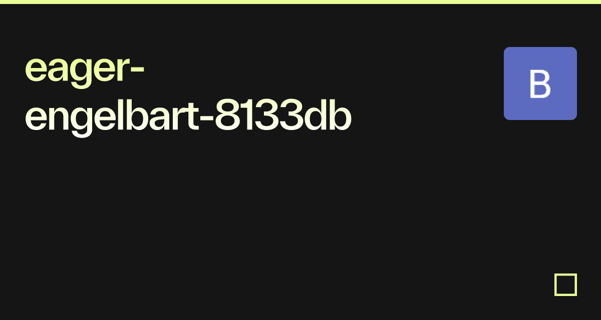 eager-engelbart-8133db - Codesandbox