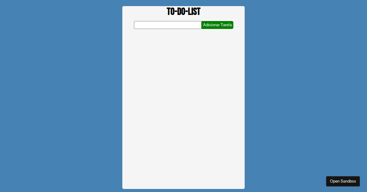 todolist - Codesandbox