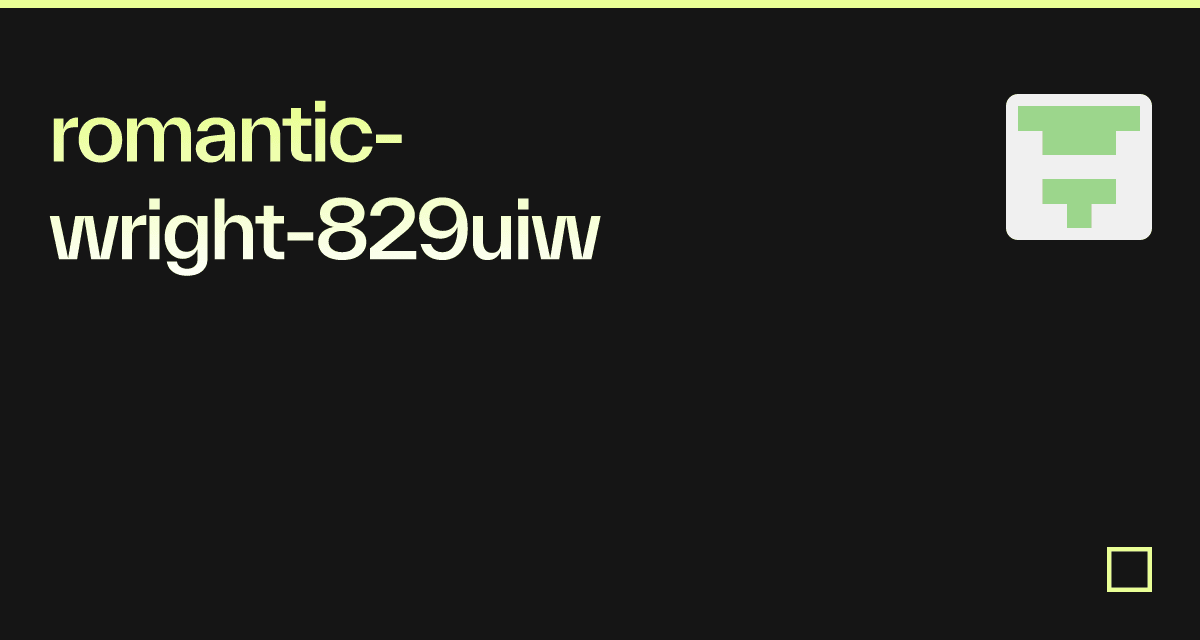 romantic-wright-829uiw - Codesandbox