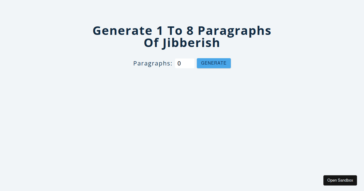 08-paragraph-generator - Codesandbox