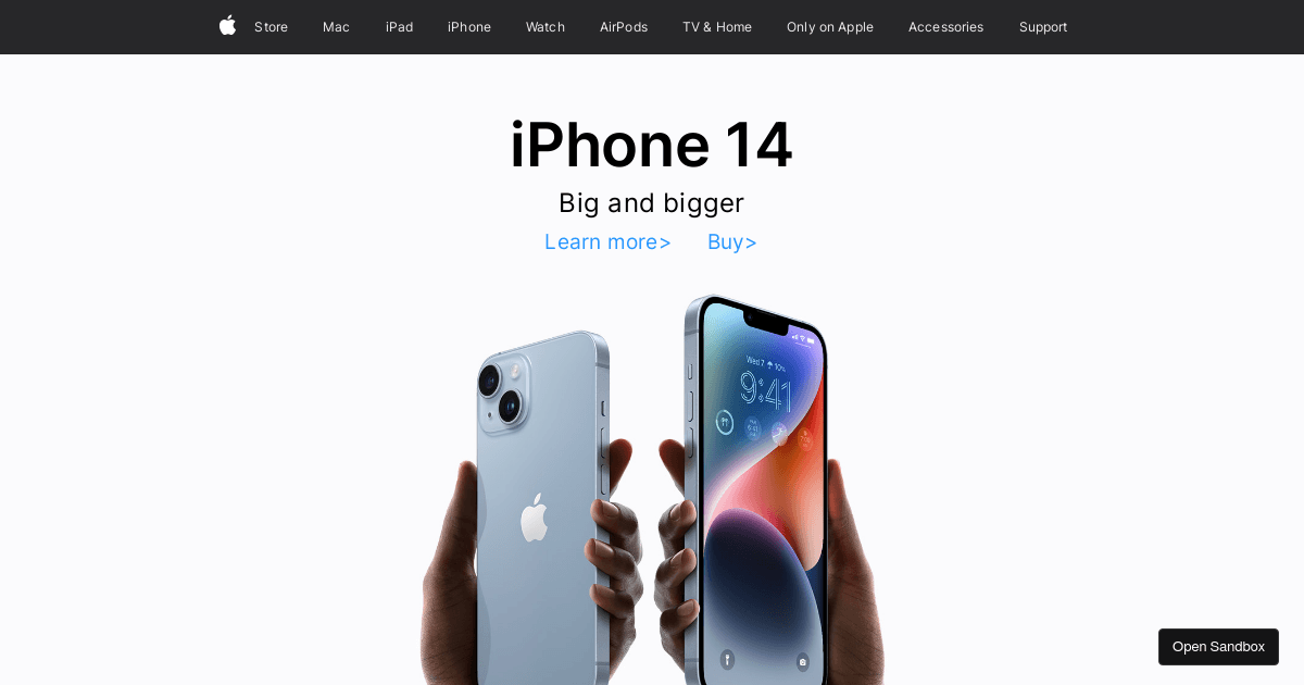 apple-clone - Codesandbox