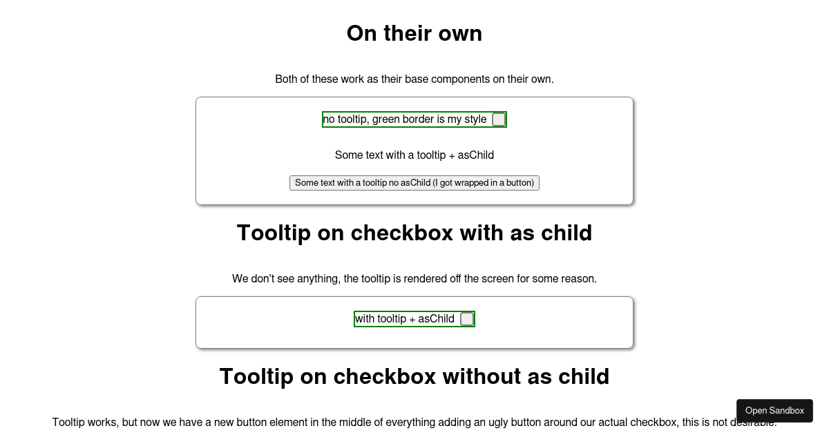 Ark Ui Tooltips Checkboxes Codesandbox