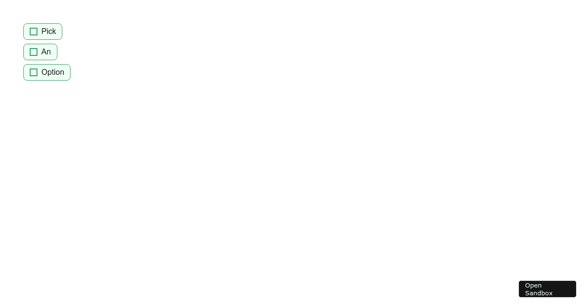 Custom Checkbox using useCheckbox hook - Codesandbox Custom Checkbox using useCheckbox hook - Codesandbox