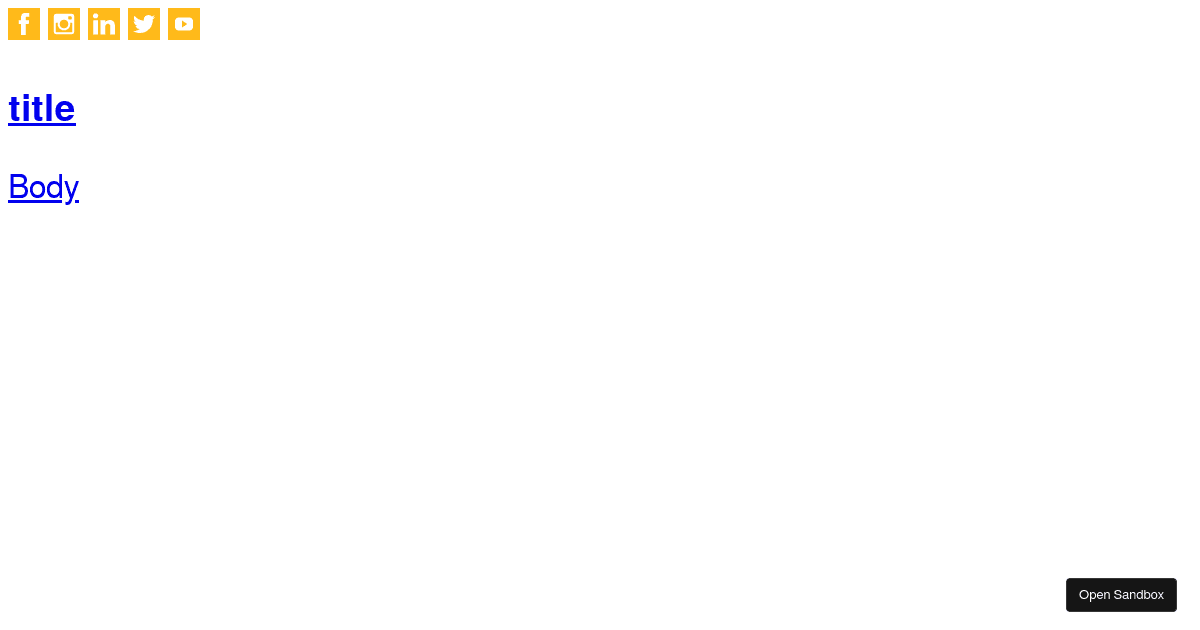 social-media-icon-set - Codesandbox