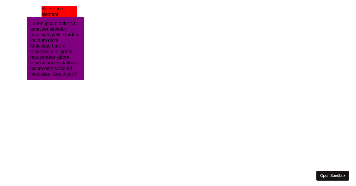 react-popper v1.x issue template - Codesandbox