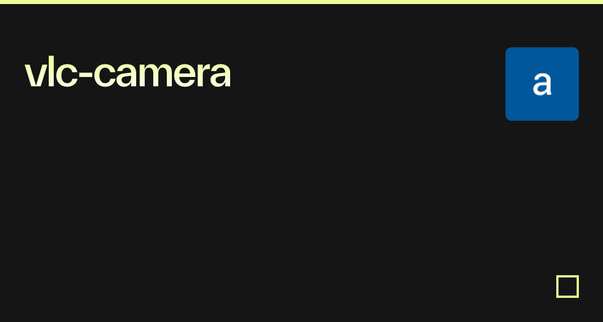 vlc-camera - Codesandbox