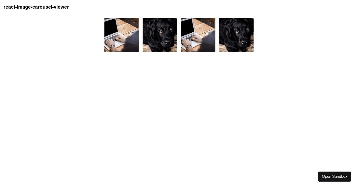 react-image-carousel-viewer example 1 (forked) - Codesandbox