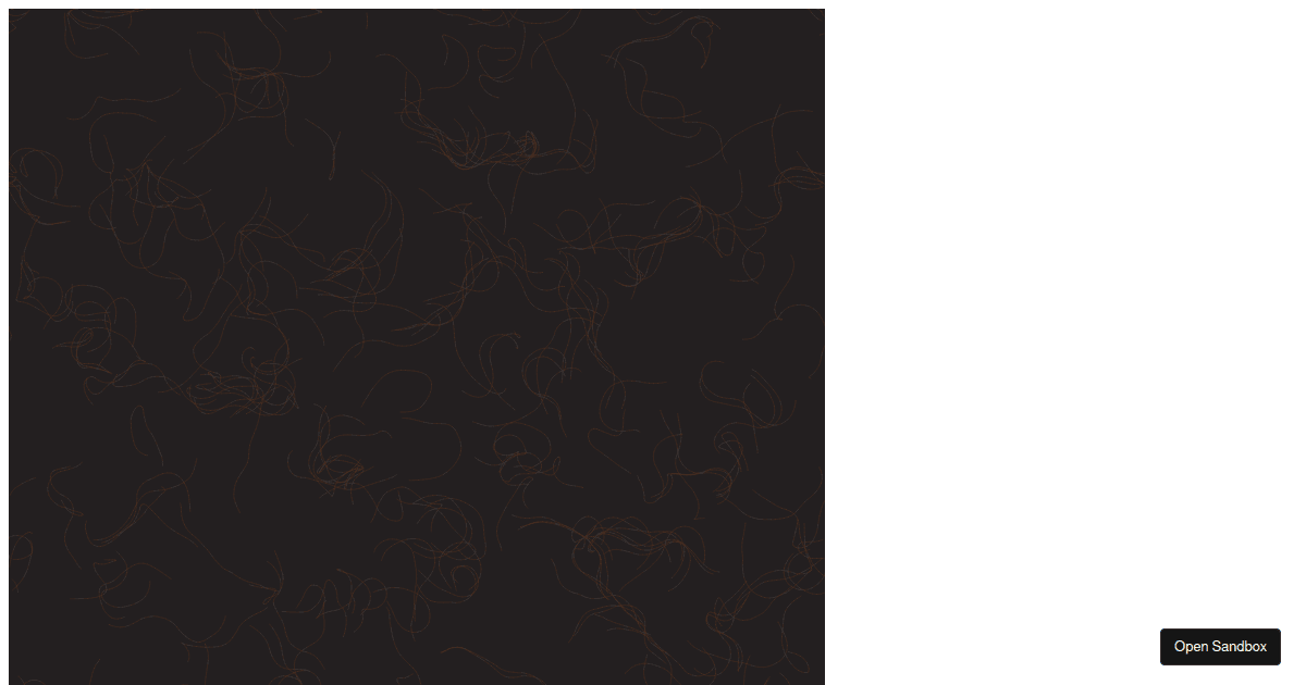 P5 React Perlin Noise Flow Forked Codesandbox