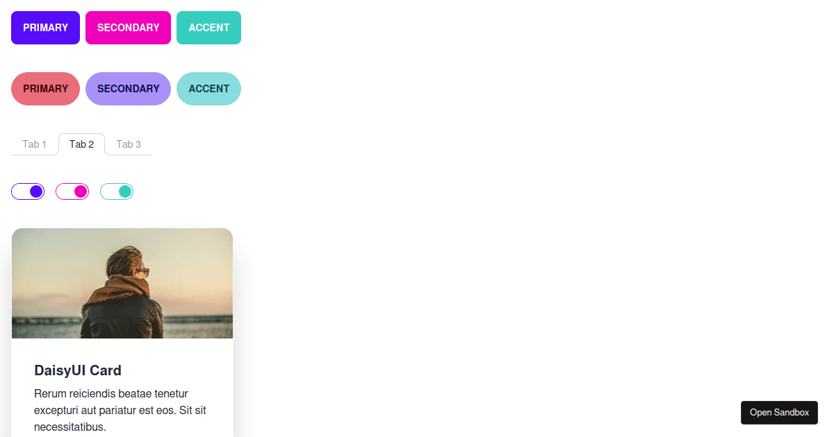 react-daisyui-example - Codesandbox