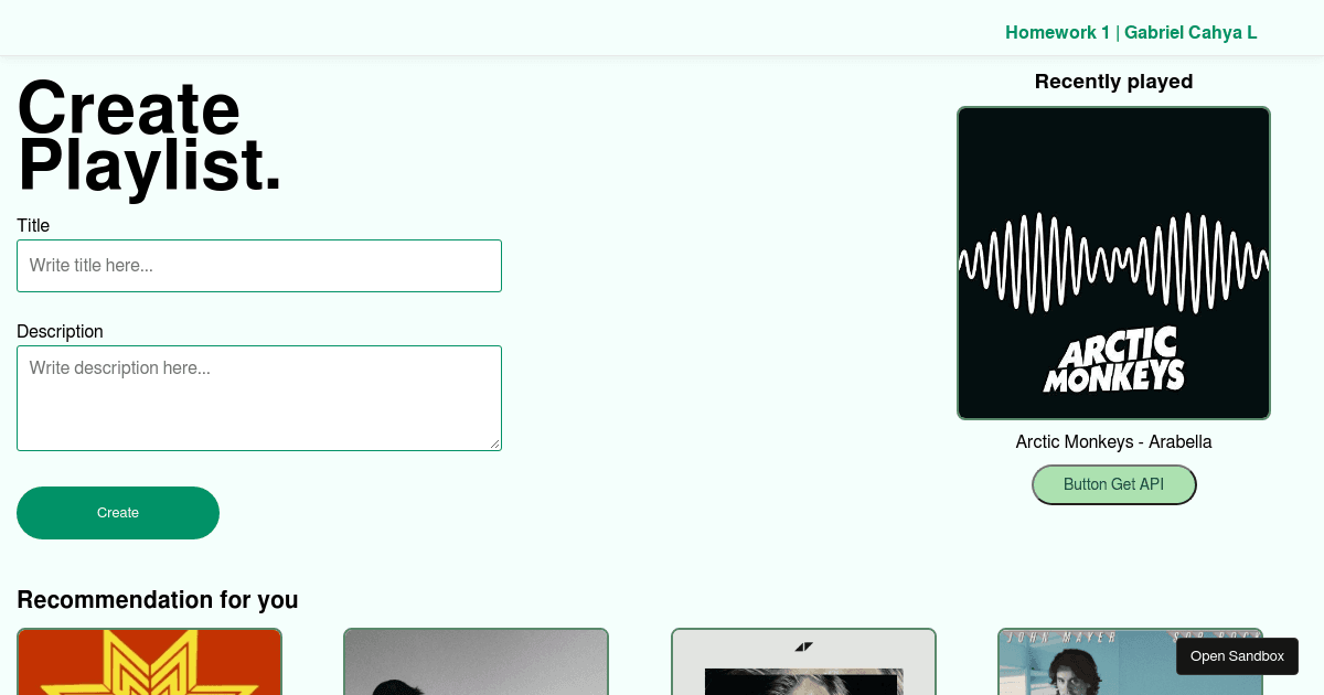 ReactJS/Homework1-Playlist_verDekstop - Codesandbox
