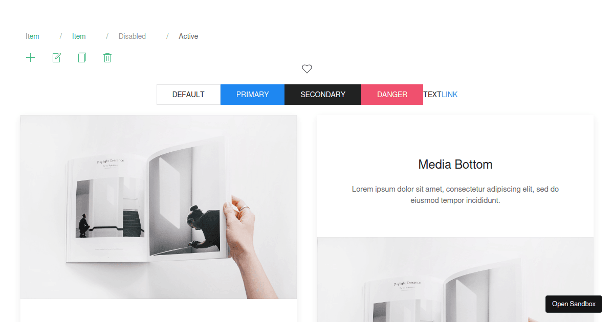 vue-uikit (forked) - Codesandbox