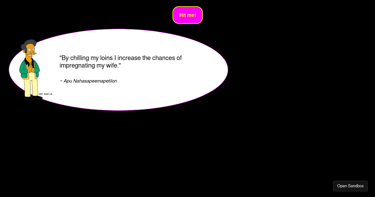 simpsons-quote-onclick - Codesandbox