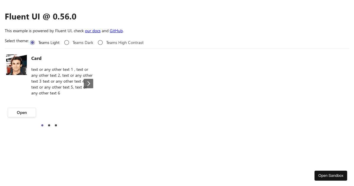fluent-ui-example - Codesandbox