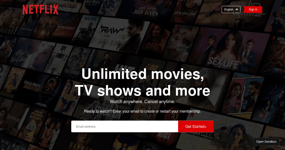 netflix-clone - Codesandbox