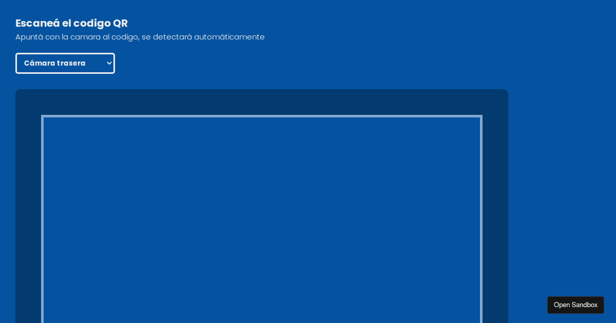 qrscanner - Codesandbox