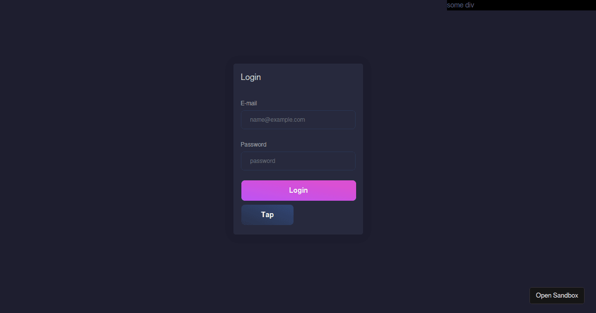 React Bootstrap Tim Dashboard - Codesandbox