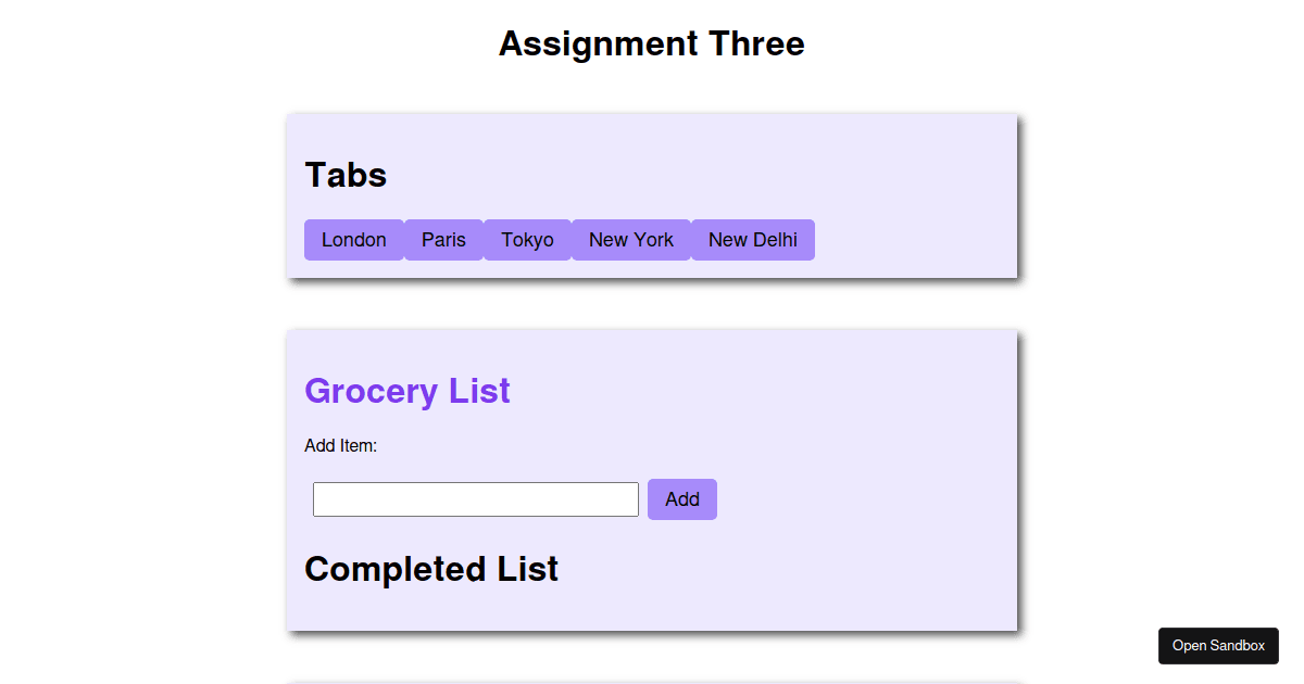 assignment-3-neogcamp - Codesandbox