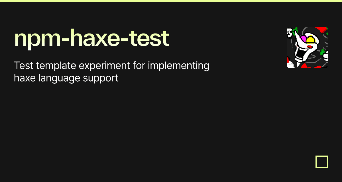 npm-haxe-test - Codesandbox npm-haxe-test - Codesandbox