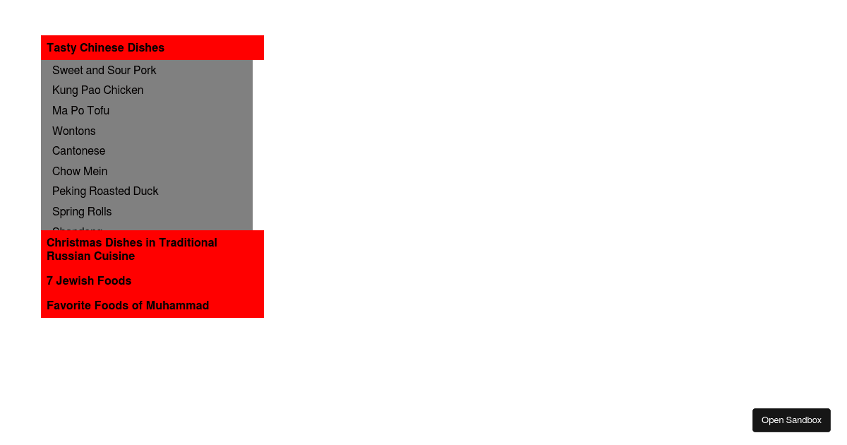 React Scrollable Accordion (forked) - Codesandbox