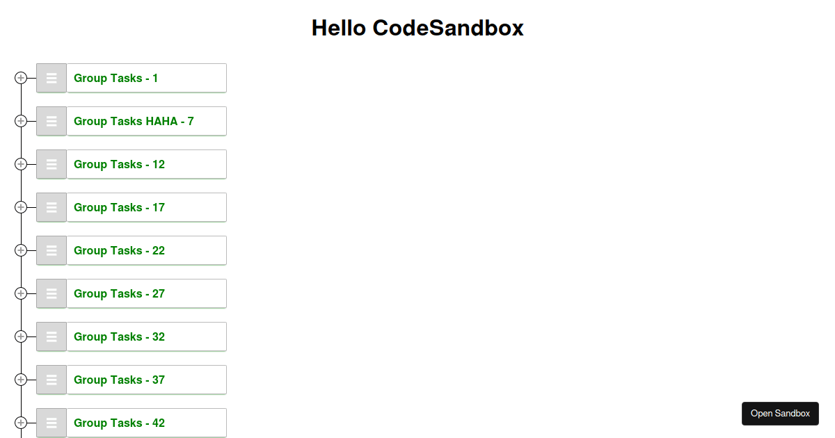 task-rendering-sortable-tree - Codesandbox