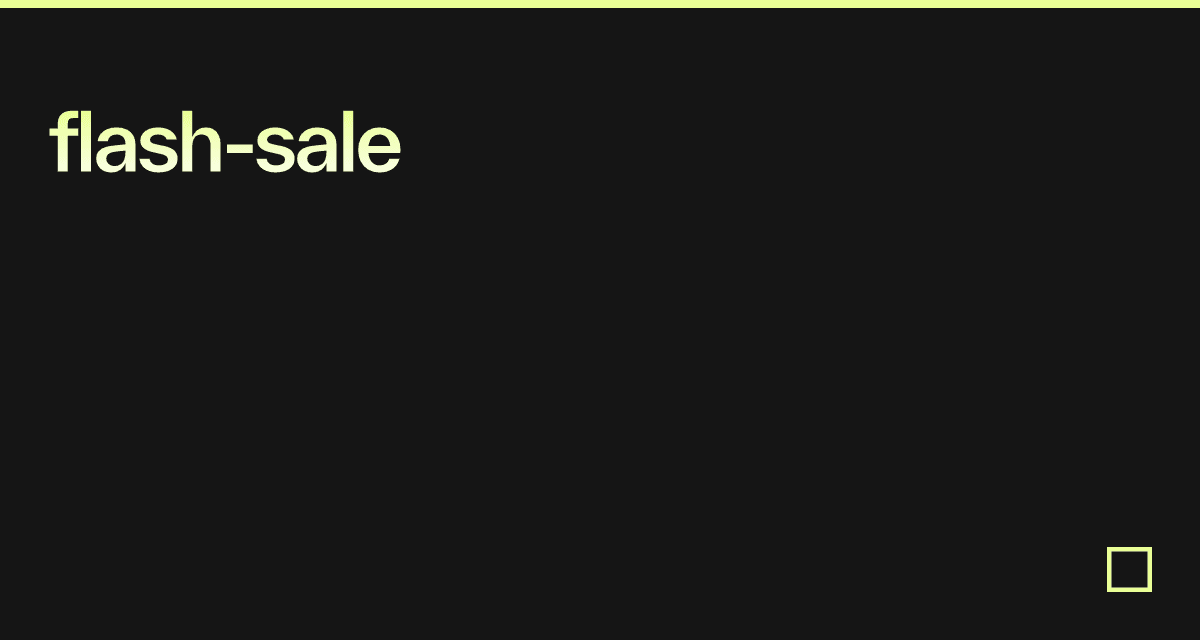flash-sale - Codesandbox