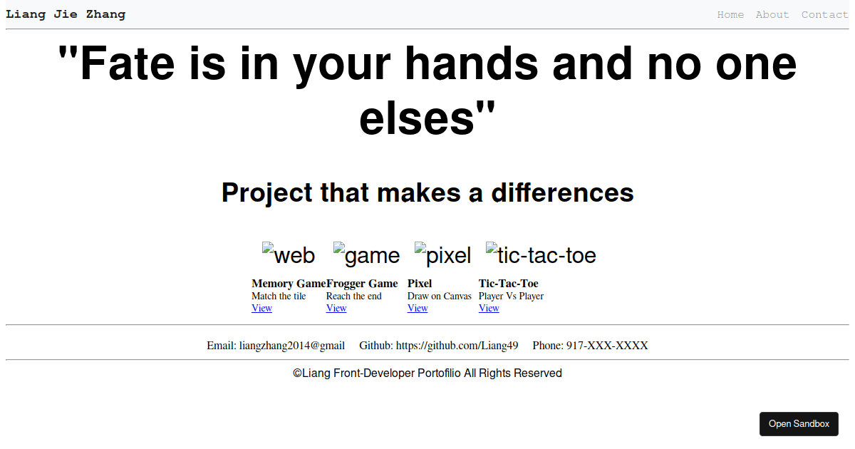 profile - Codesandbox