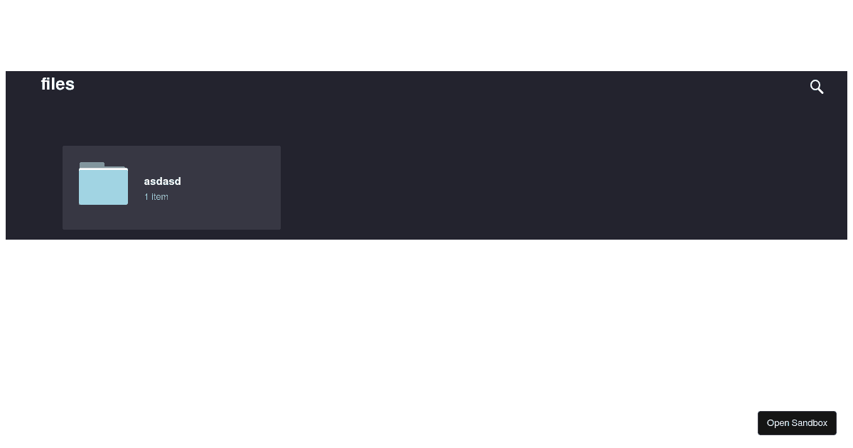 Component-Folder Chooser (forked) - Codesandbox
