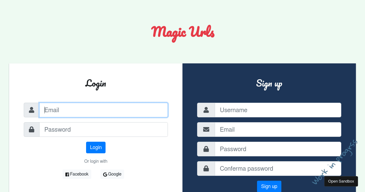 magic-urls - Codesandbox