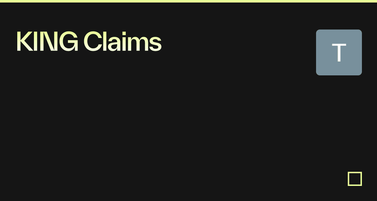 KING Claims - Codesandbox
