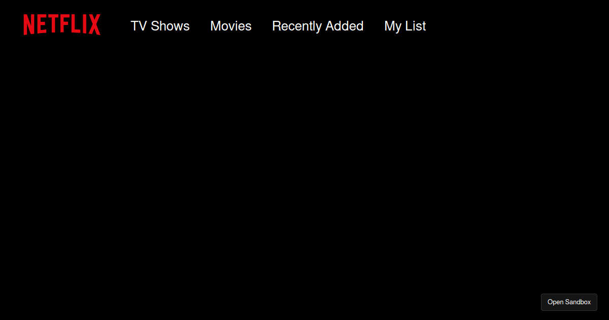netflix-clone - Codesandbox