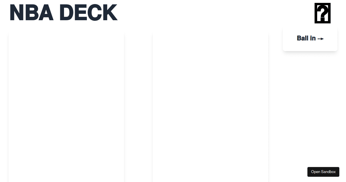 nba-deck - Codesandbox