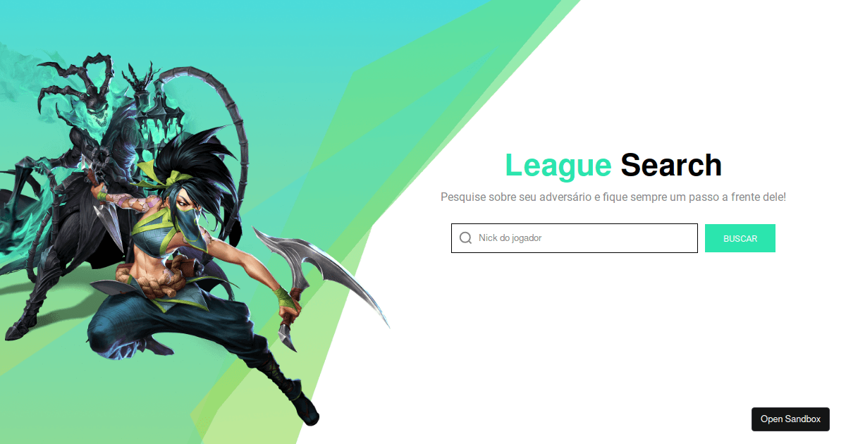 davivsouza/riot-lol-api - Codesandbox