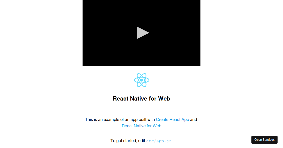 react-native-web-jwplayer (forked) - Codesandbox