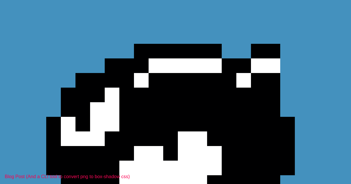 Pixel Art With Just CSS Box Shadow - Codesandbox
